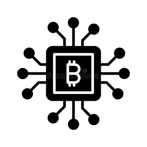Have A Look At This Beautiful Icon Of Cpu Mining Customizable Vector Stock Vector
