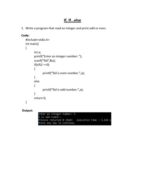 If Ifelse Pdf Software Engineering Computer Standards