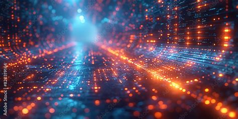 Vibrant Cyber Threat Image Computer Under Attack With Text Overlay