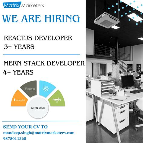 Reactjsdevelopers Mernstackdevelopers Experienced Hiring