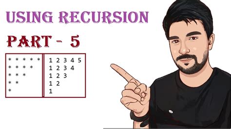 Draw Pattern Using Recursion Function Code In Java Part 5