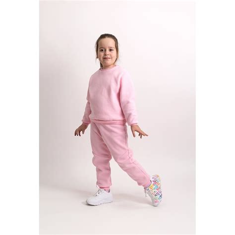 Комплект анцуг за момиче розов Emag Bg