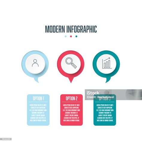 비즈니스 인포 그래픽입니다 3 단계 시간 표시 막대 라벨 벡터 Infographic 요소입니다 0명에 대한 스톡 벡터 아트 및 기타 이미지 Istock