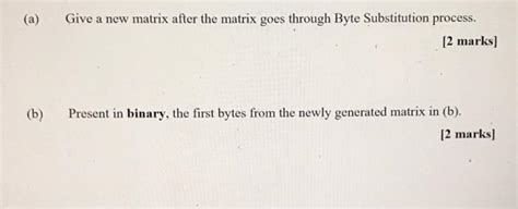 solved question 4 advanced encryption standard aes is a