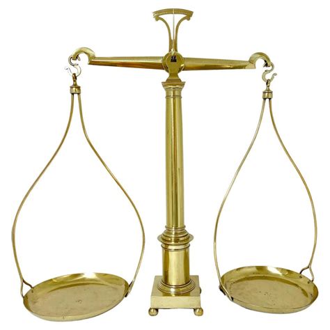 Brass Scales 294 For Sale On 1stdibs Antique Brass Scales Vintage