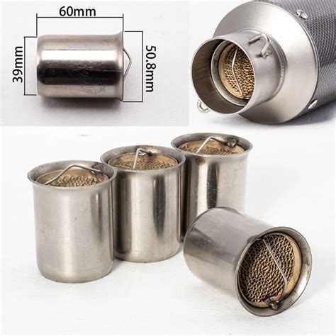 Universal Mm Front End DB Killer For Motorcycle Exhaust Muffler DB Killer Silencer Noise Sound