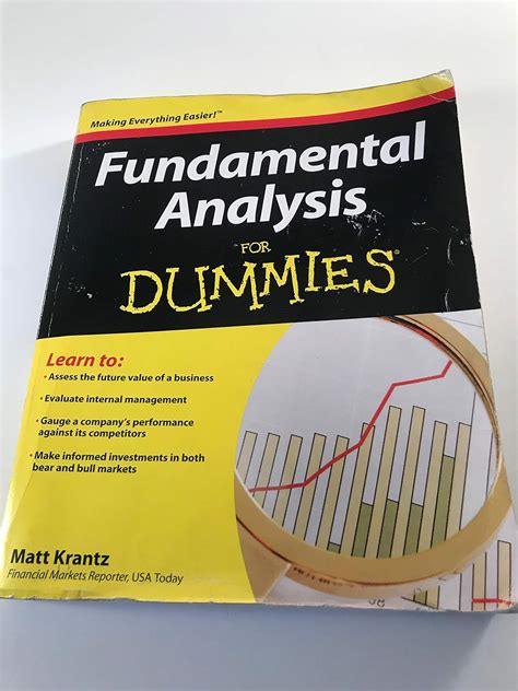 Fundamental Analysis For Dummies For Dummies Series Krantz Matt