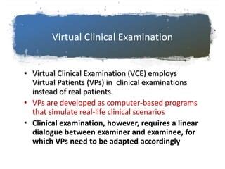Virtual Clinical Examination PPTX