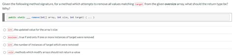 Solved Given The Following Method Signature For A Method Chegg