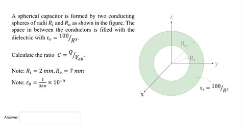 A Spherical Capacitor Is Formed By Two Conducting