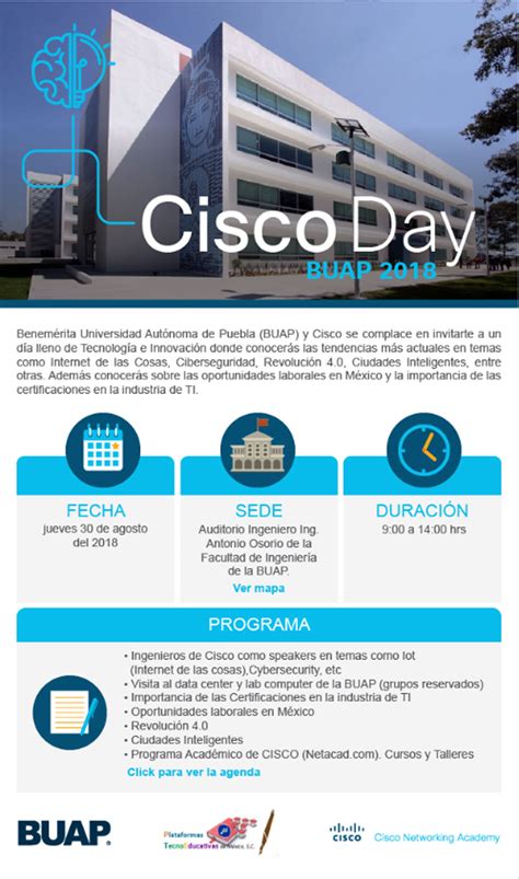 Cisco Day Buap 2018 Benemérita Universidad Autónoma De Puebla