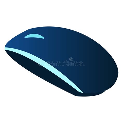 Isometric Gaming Mouse Personal Computer Hardware Components Modern Mouse Stock Vector