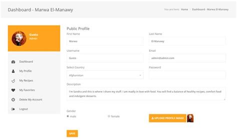 Recipes Management System CodeIgniter Source Code I Want Source Codes