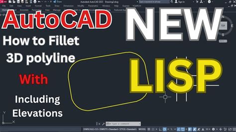 Autocad Magic How To Fillet 3d Polylines With New Cad Lisp Script