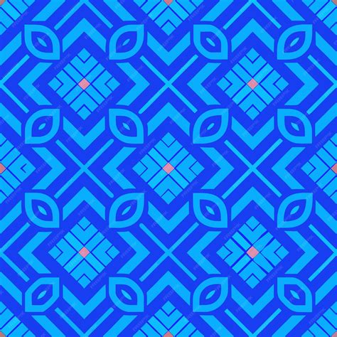Premium Vector Blue Background Geometric Texture Seamless Patter Vector Art And Illustration