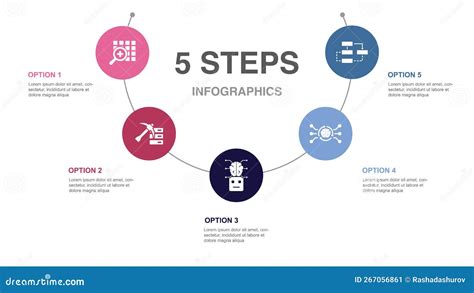Big Data Data Mining Ai Robot Stock Vector Illustration Of Internet Pack 267056861