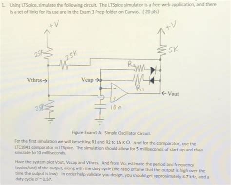 solved 1 using ltspice simulate the following circuit the