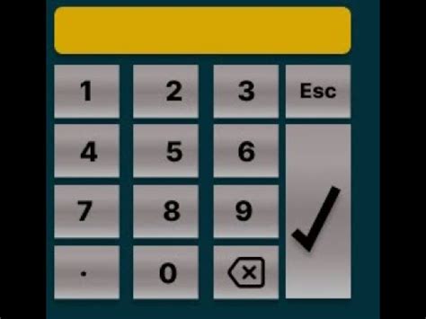 How To Use Stm Touchgfx Numeric Keyboard Youtube