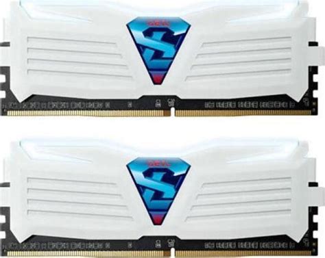 Geil Super Luce White White 16gb Ddr4 Ram με 2 Modules 2x8gb και Ταχύτητα 2400 για Desktop