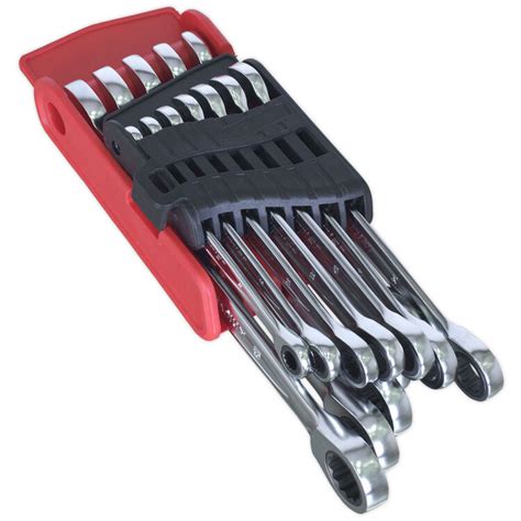 Sealey Ak63922 Ratchet Combination Spanner Set 12pc Metric Only £78 10