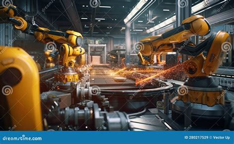 Automating The Production Line With Precision Generative Ai Stock