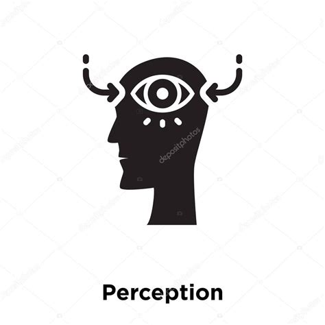Icono De Percepción Vector Aislado Sobre Fondo Blanco Concepto De Logotipo De Signo De