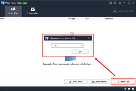 Comment crypter une clé USB avec Wise Folder Hider