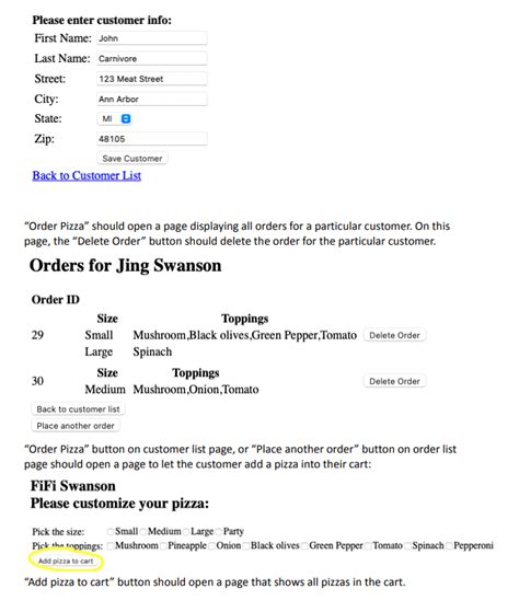 java eclipse mysql workbench complete the pizza