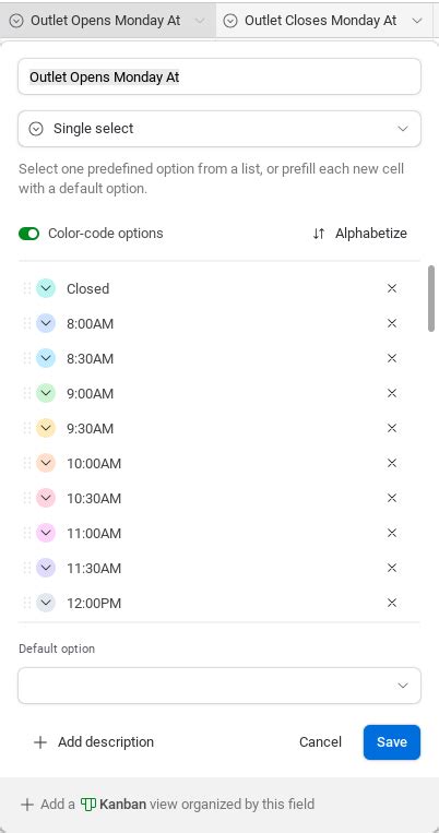 Sync Form Options In Database List Field Order Feature Requests Softr Community