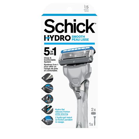 Schick Hydro Smooth Mens Razor Razor 2 Refills Walmartca
