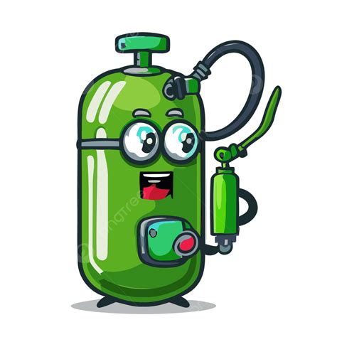 산소 탱크 벡터 스티커 클립 아트 안경에 재미있는 만화 캐릭터 상표 클립 아트 Png 일러스트 및 벡터 에 대한 무료 다운로드 Pngtree