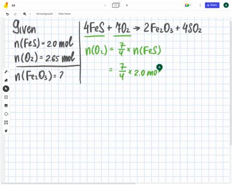 Consider The Following Reaction 4 Fes 7 O2 → 2 Fe2o3 4 So2 If 2 00