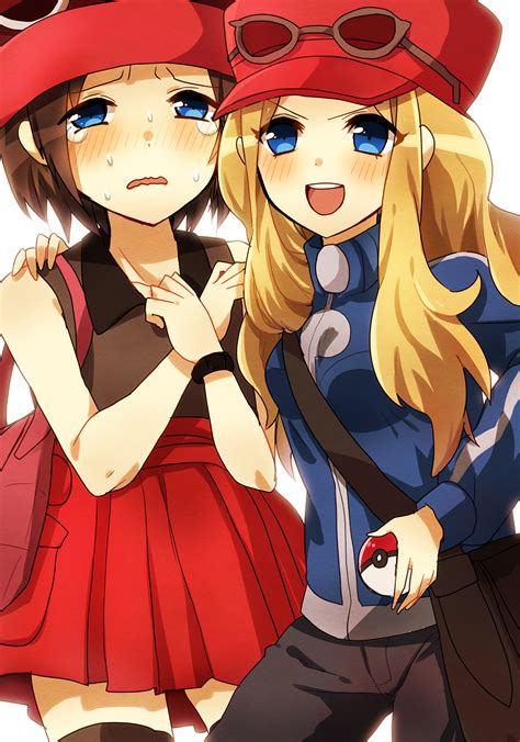Serena And Calem Pokemon And More Drawn By Tyeinn Suineryuu Danbooru