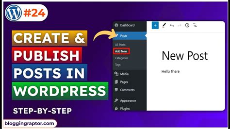 How To Create And Publish Posts In Wordpress Step By Step Wordpress Course Youtube