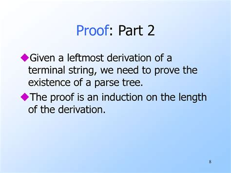 Relationship To Left And Rightmost Derivations Ppt Download