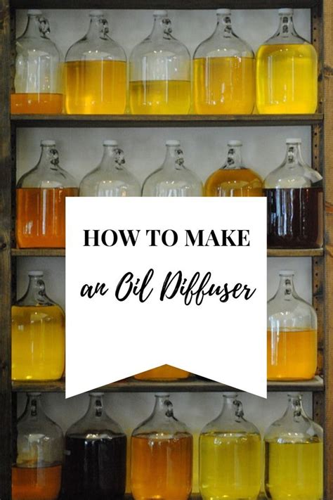 How To Make An Oil Diffuser Easy DIY Diffuser Oil Diffuser Reed Diffuser