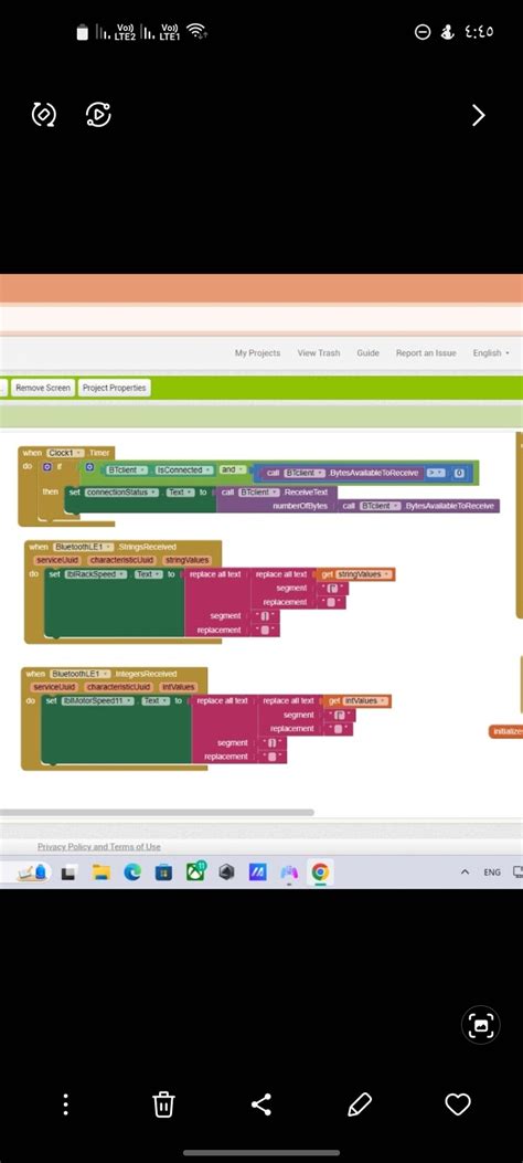 Motor Run Button Is Not Working Using Bluetooth Connected With Arduino Mit App Inventor Help