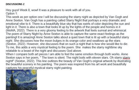 Solution Humn303n Week 8 Discussion Interdisciplinary Works Modules Tutorials