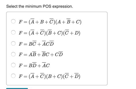 Solved Construct A Karnaugh Map For The Logic Function F