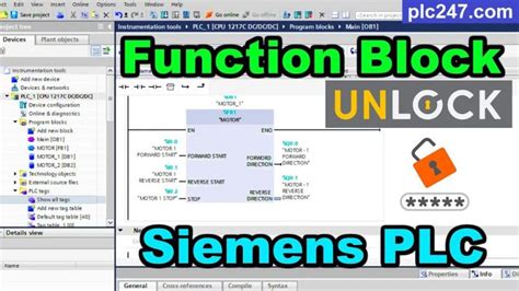 Unlock Password Tia Portal Function Block Siemens
