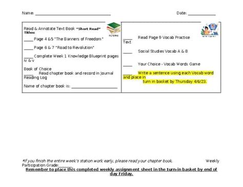 Assignment Checklist By Tara Teaches 247 Tpt