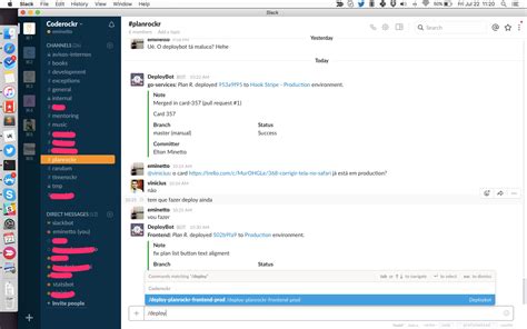 como usamos o slack na coderockr