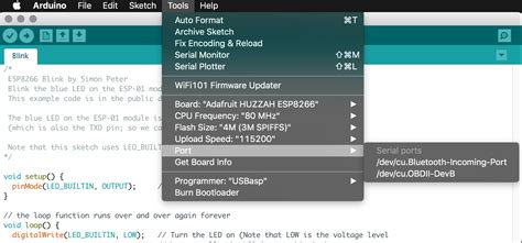 Adafruit Feather Huzzah Esp8266 On Macos 1013 High Sierra