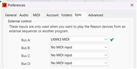 Synchronization And Advanced MIDI Reason Studios