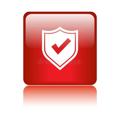 Secured Security Icon Web Button Stock Illustration Illustration Of Encrypt Care 120939162