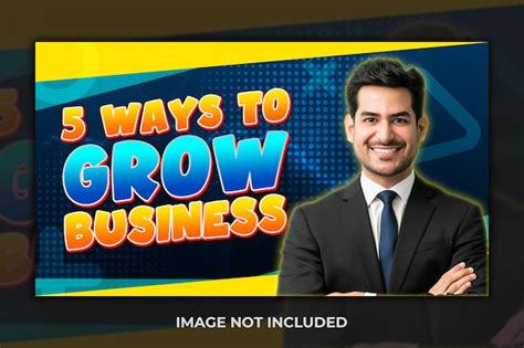 Premium Psd Business Youtube Thumbnail Design Template