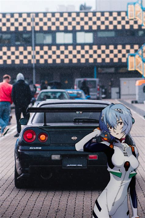 Imagini De Fundal Masini Japoneze Ayanami Rei Nissan Skyline R34