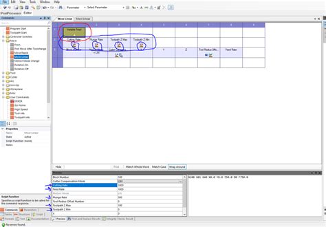 Solved Variable Feedrate Script Autodesk Community