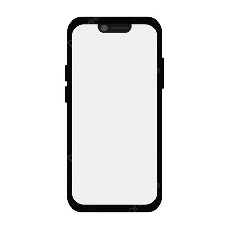 Blank Screen Mobile Phone For Mockup Mobile Blank Mobile Phone Png And Vector With