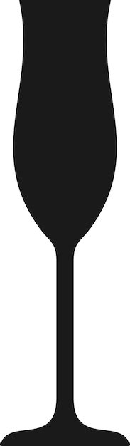 와인 글라스 아이콘입니다 벡터 일러스트 레이 션 프리미엄 벡터